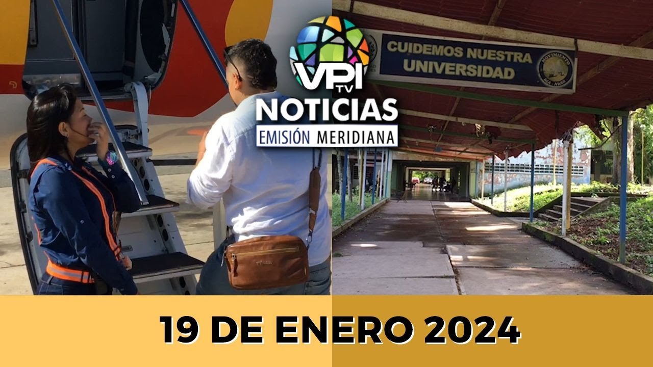 Noticias al Mediodía en Vivo 🔴 Viernes 19 de Enero de 2024 - Venezuela ...