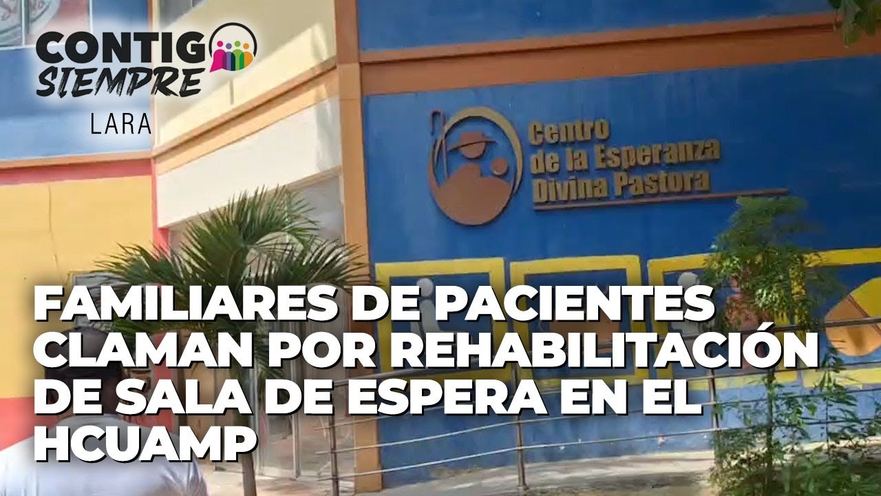 Familiares de pacientes claman por rehabilitación de sala de espera en ...
